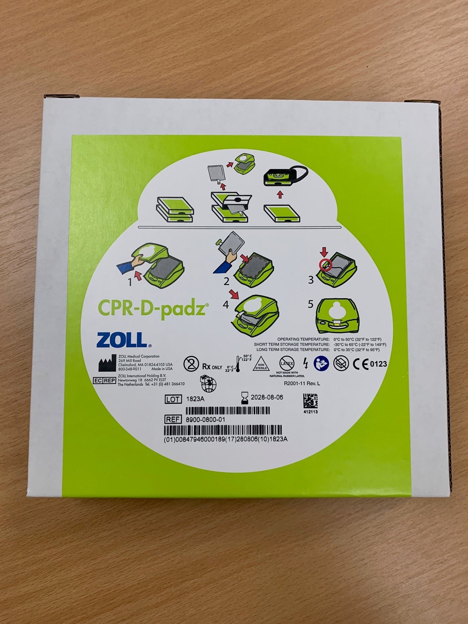 AED Zoll Plus Adult CPD-D Replacement Padz with rescue - Electrodes